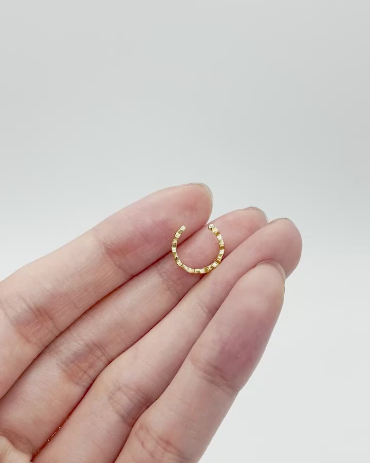 【S925/14KGP】スターラインイヤーカフ – ChooMia（チュミア）