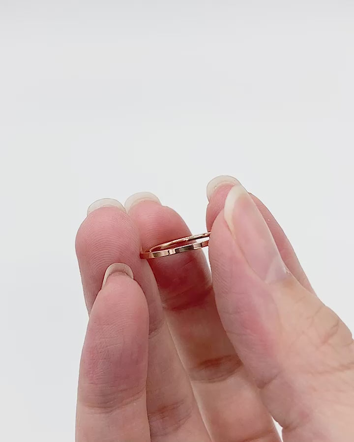 【18KGP】1mmシンプルリング – ChooMia（チュミア）