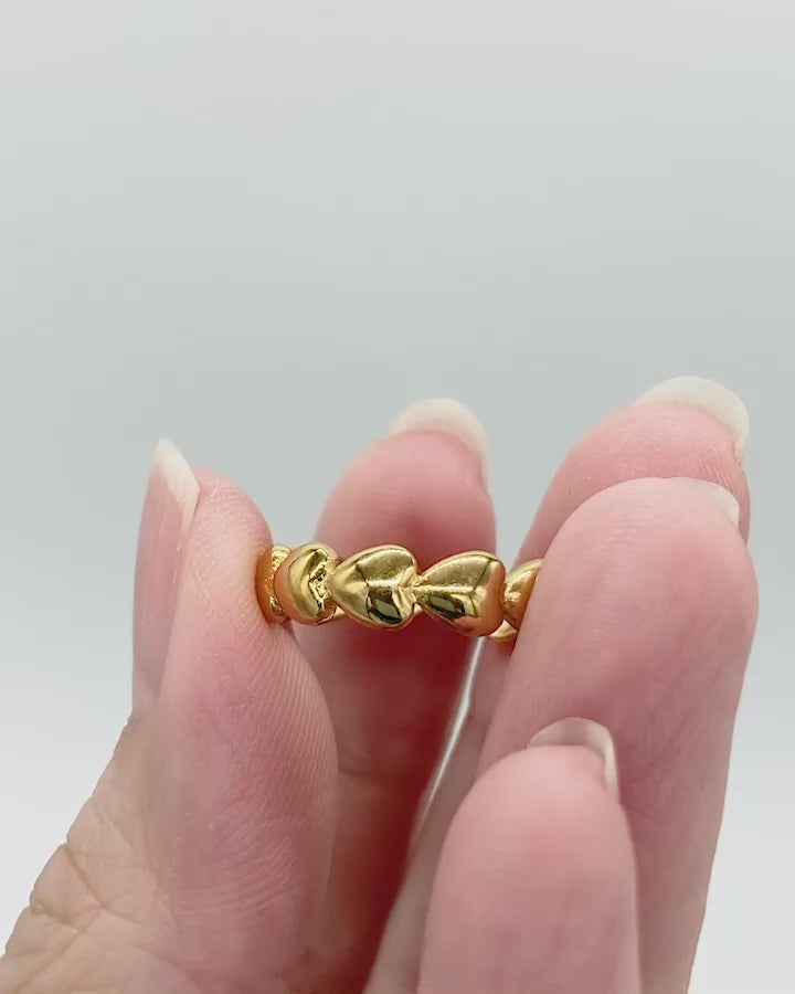 【18KGP】ハートラインリング ND – ChooMia（チュミア）