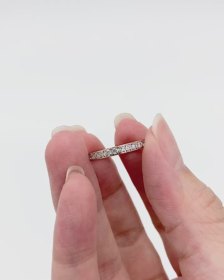 【18KGP】フルエタニティジルコニアリング – ChooMia（チュミア）