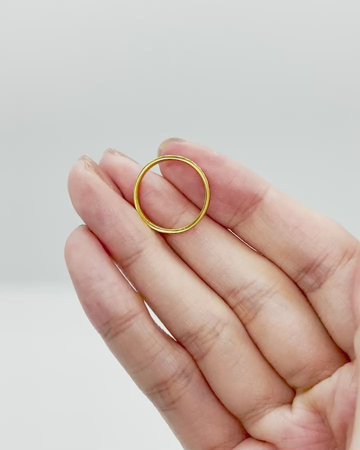 【10/24(金)20:00～再入荷】【14KGP】カットライン1.5mmリング – ChooMia（チュミア）